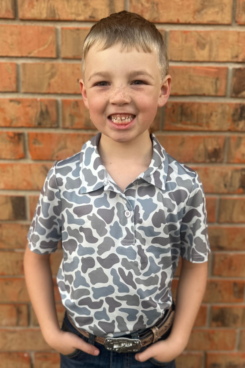 Mini Camo Scout Polo – Endless Hunt